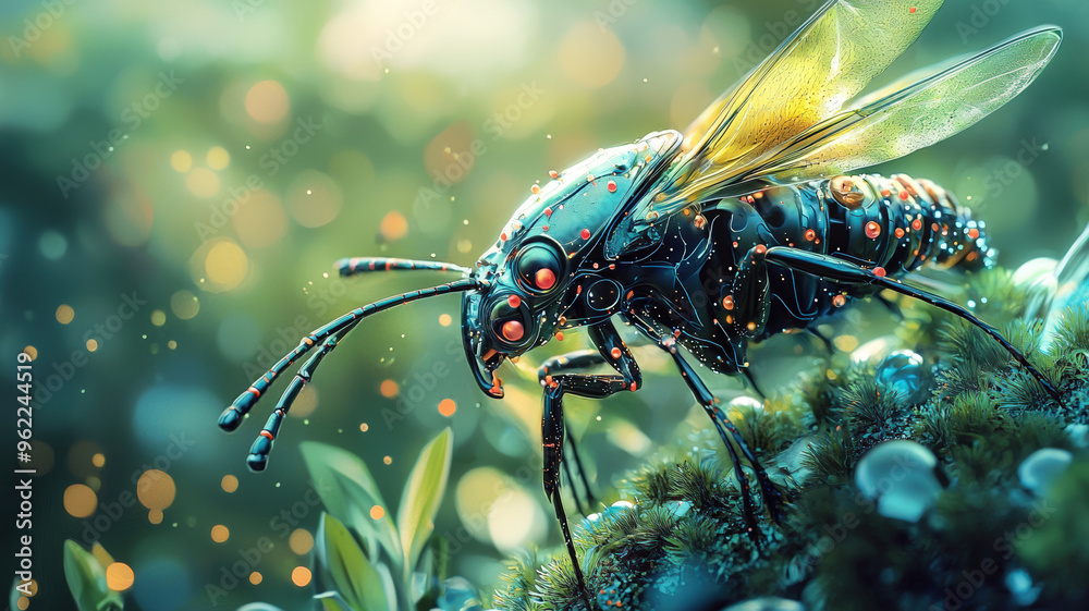 Nanobots Supporting Artificial Ecosystems By Simulating Insect And Microorganism Functions For