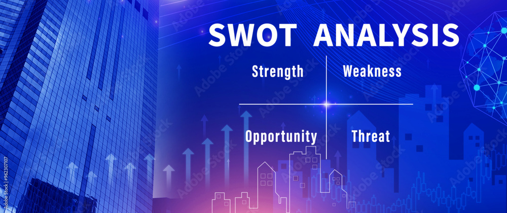 SWOT analysis concept, swot analysis strategy diagram, Strength and ...