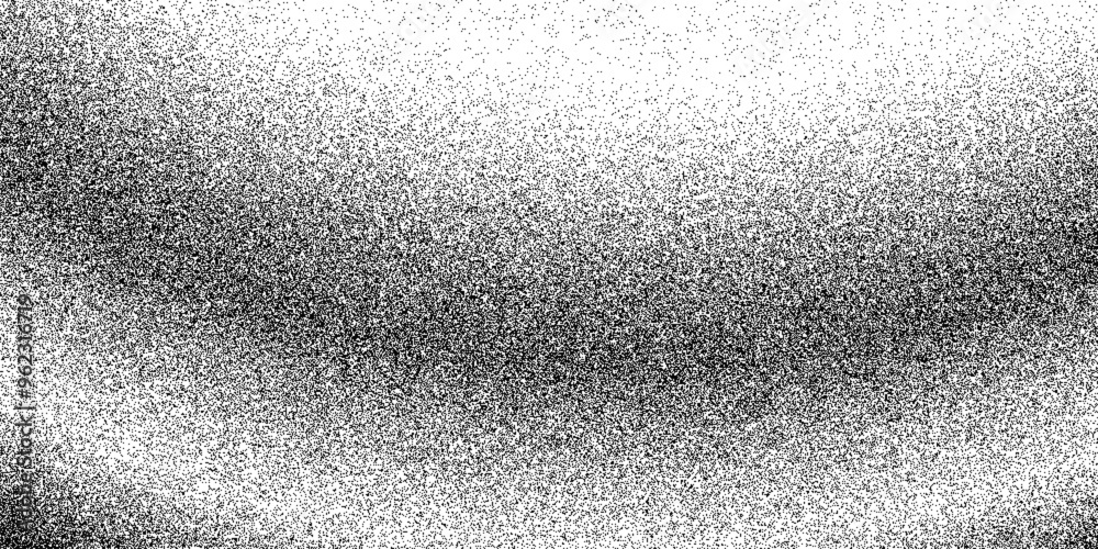 Noise dot grain background with gradient ripple wave, vector grunge ...