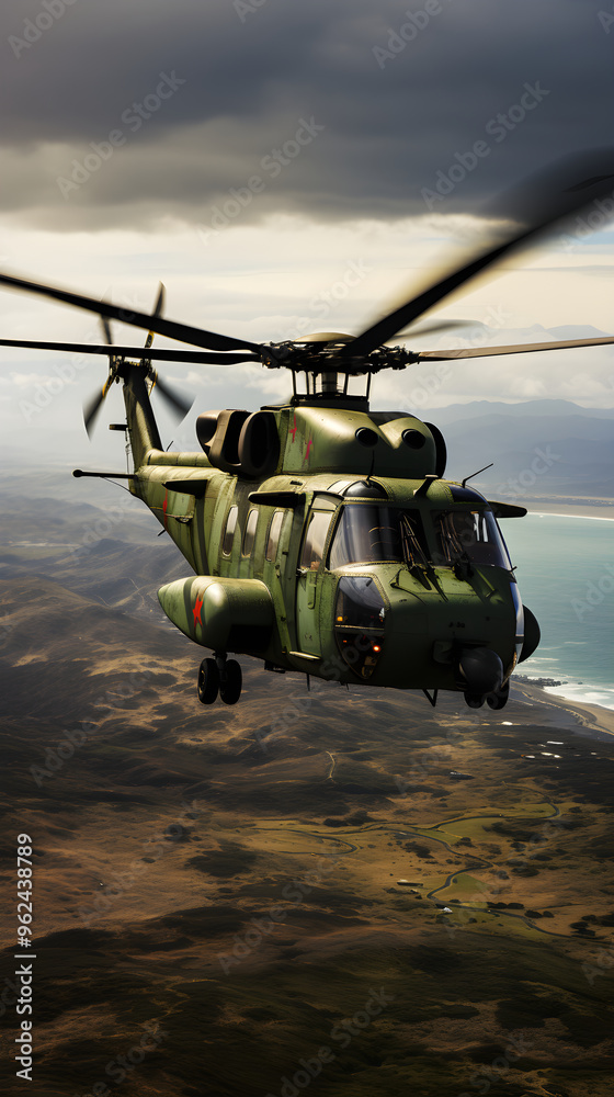 Military Might Exhibited: The Impressive HH-53 'Jolly Green Giant ...