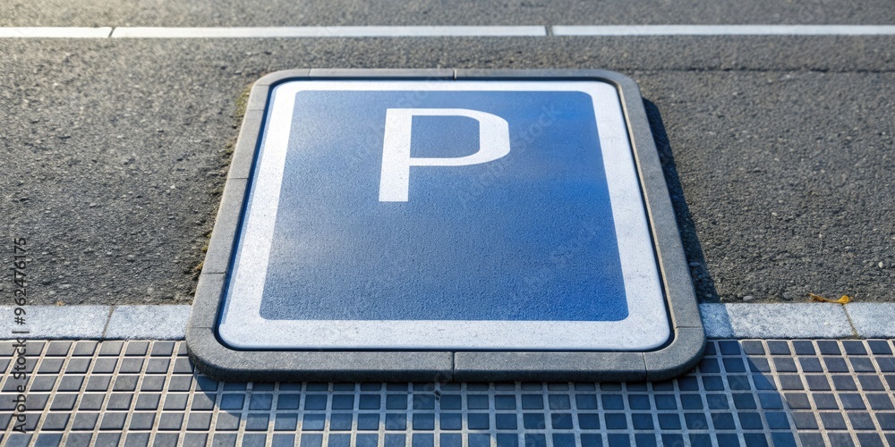 Parkscheibe showing the time set for parking, time limit, parking, car ...