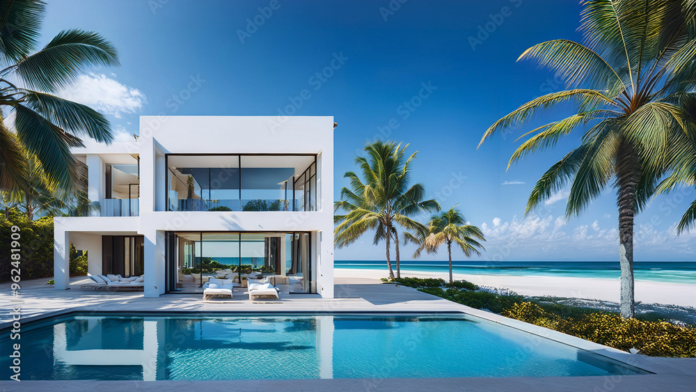 MODERN AND LUXURY VILLA IN TROPICAL ISLAND, Cut and Paste for ...