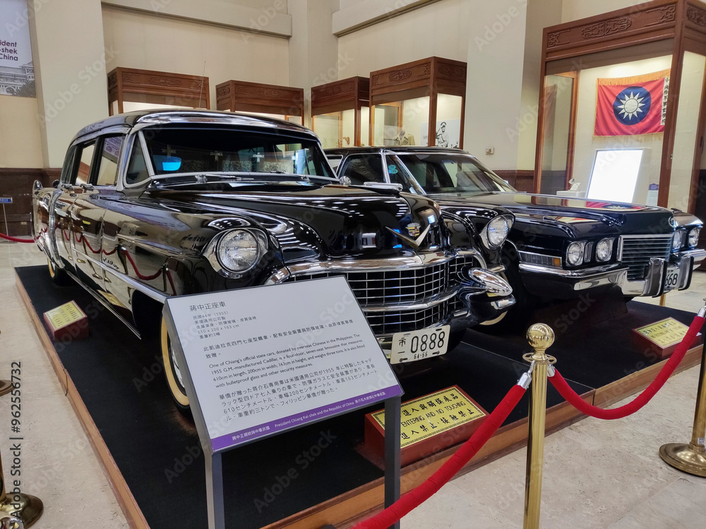 Vintage presidential limousine of former ROC president Chiang Kai-Shek ...