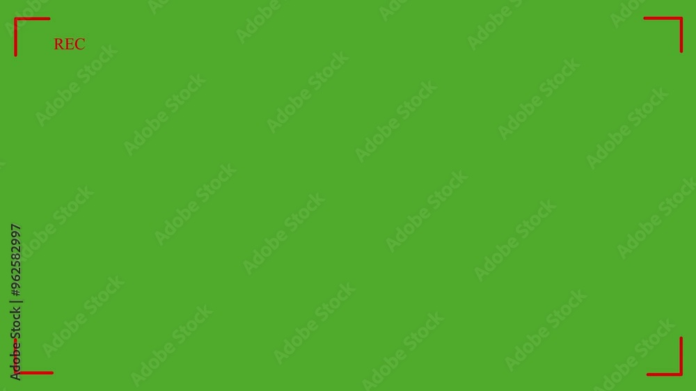 Video Camera Recording Screen Green Screen Background HD Animation ...