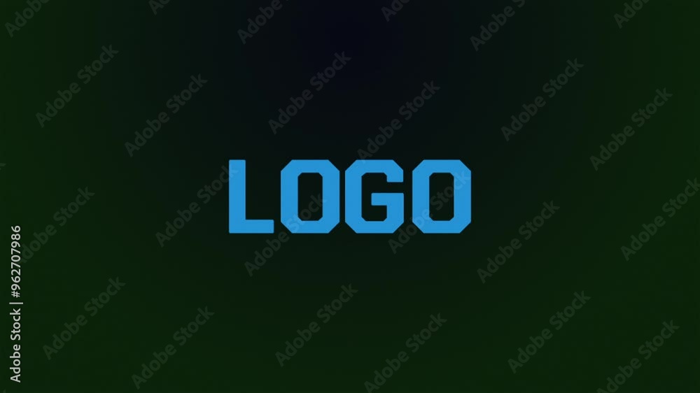 Water electric splash 3d logo reveal fully editable template. Stock Video | Adobe Stock