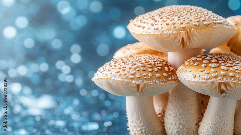 mushroom mycelium showcases its intricate network of white filaments ...