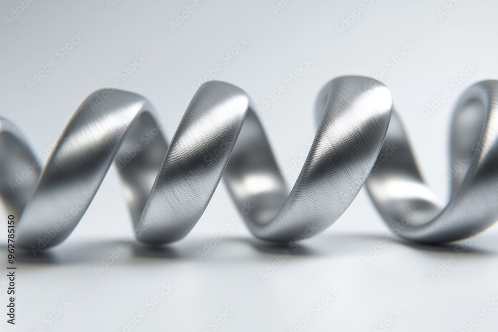 Shape memory alloy spring returning to its original shape after ...