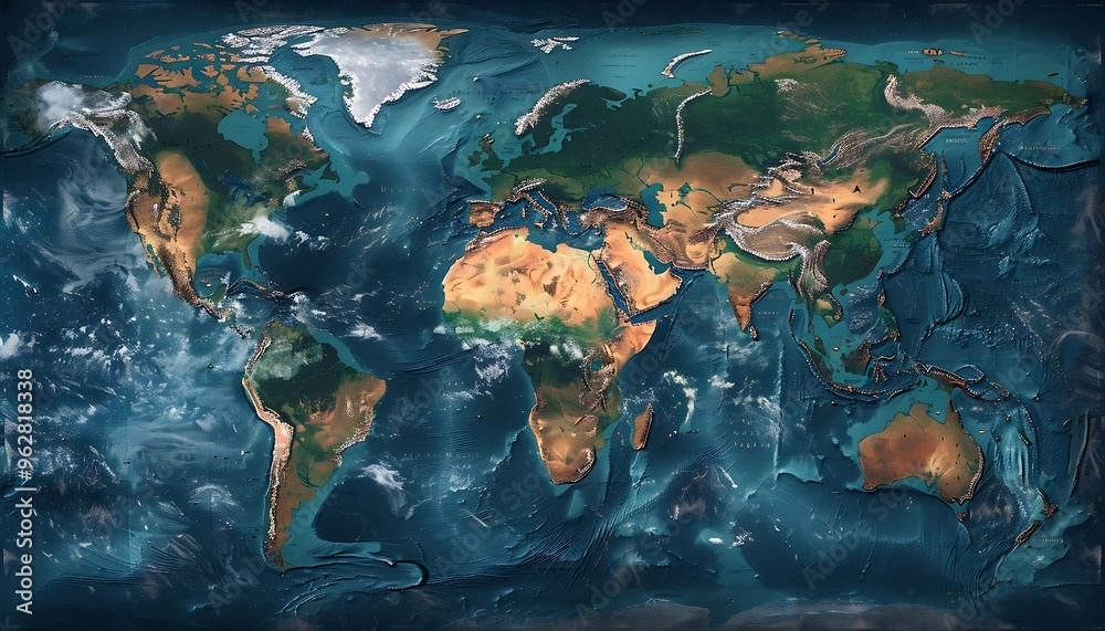 Ancient Earth: Pangaea Restored - A Detailed Map of the Supercontinent ...