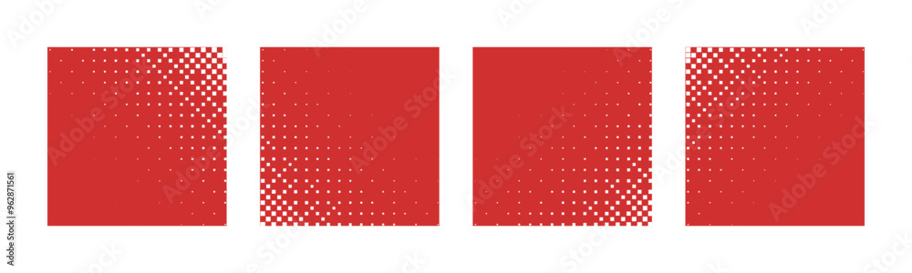 Bitmap rectangular backgrounds with vignette effect. Futuristic retro ...