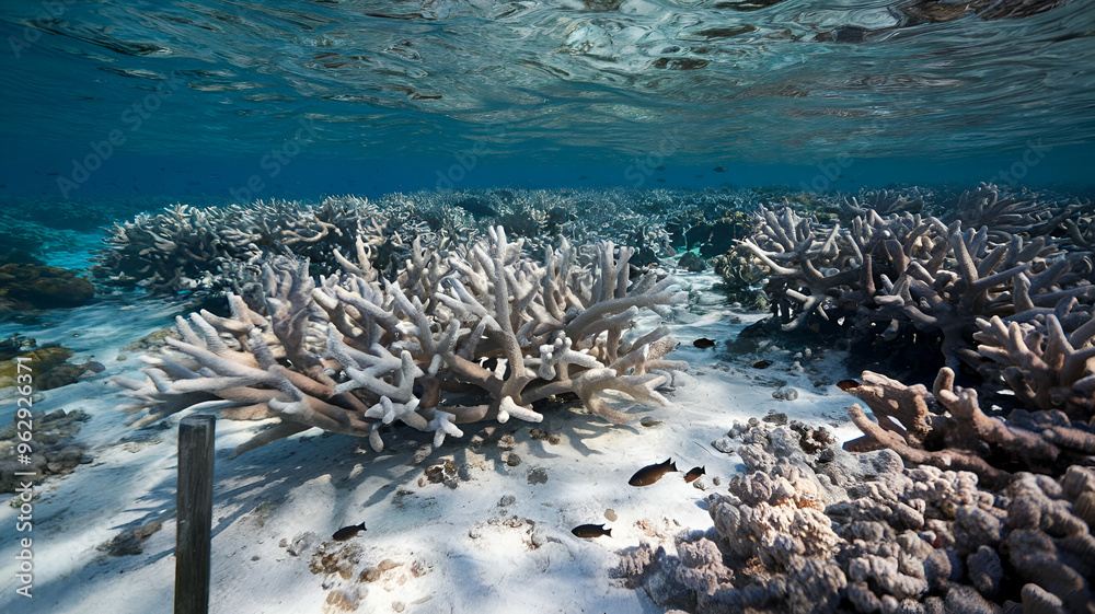 Bleached Coral Reefs A Heartbreaking Consequence of Rising Ocean ...