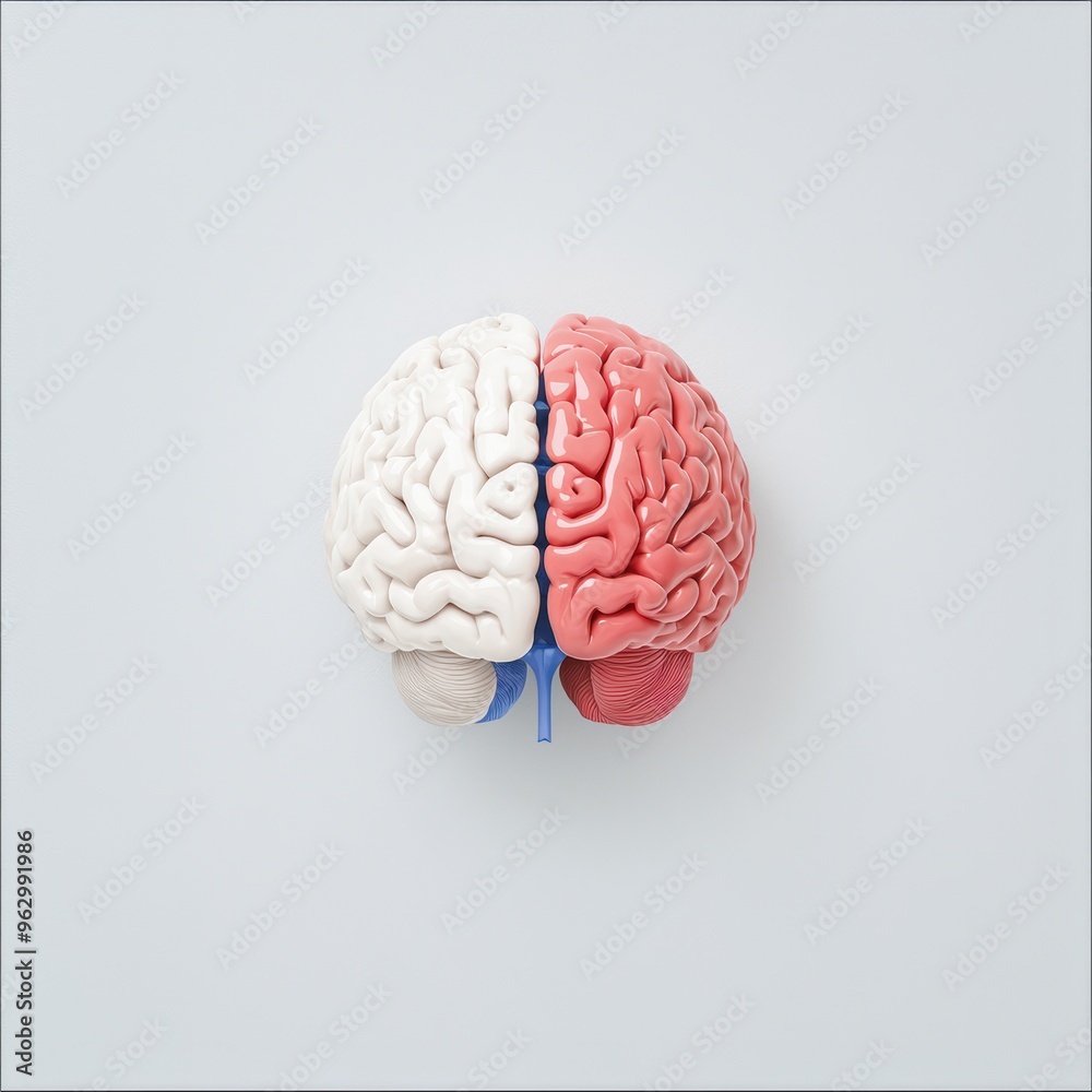 Stroke visualized as a battle between healthy and damaged brain tissue ...