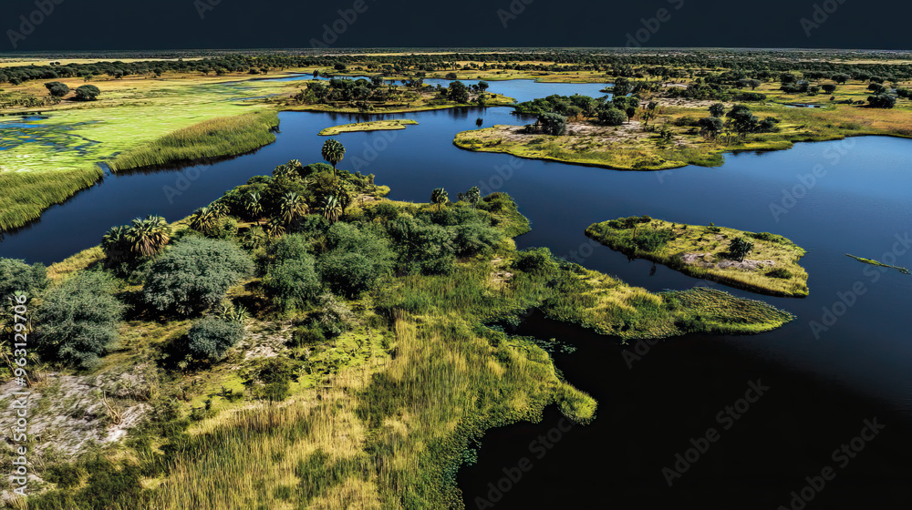 Technical aerial visual, 3D LiDAR GIS aerial map satellite scan model ...