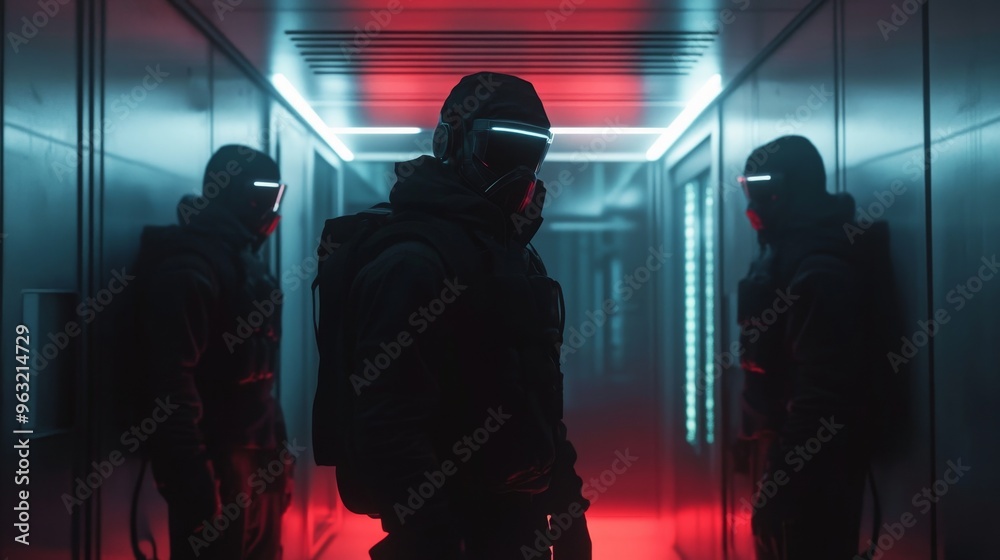 Masked criminals execute a high-tech vault heist with laser security at ...