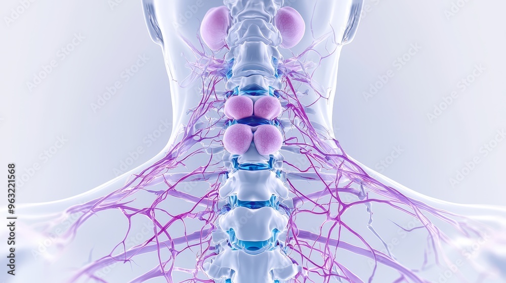 Symmetry in Cervical Lymph Nodes, Explore the symmetrical arrangement ...