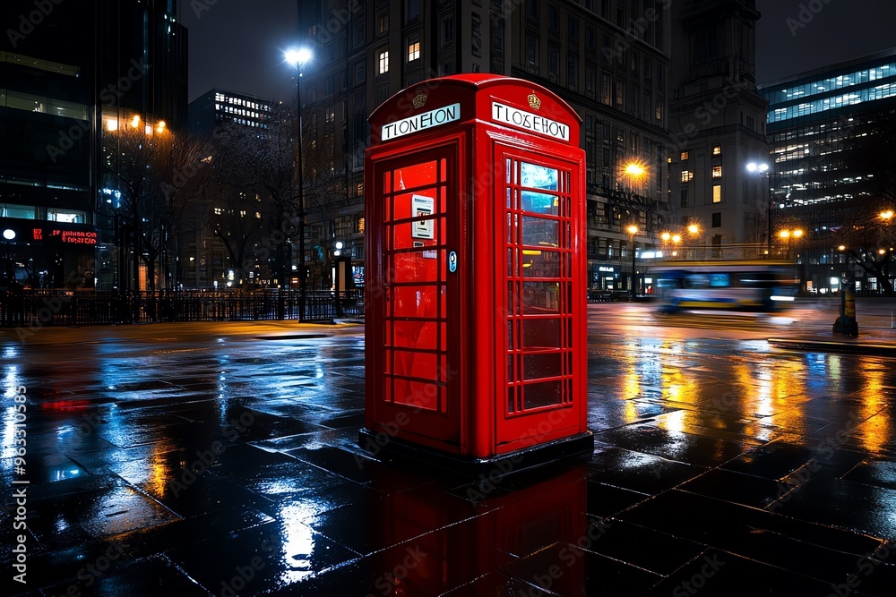 Last phone booth, cultural icon, snapshot of a bygone era has been ...