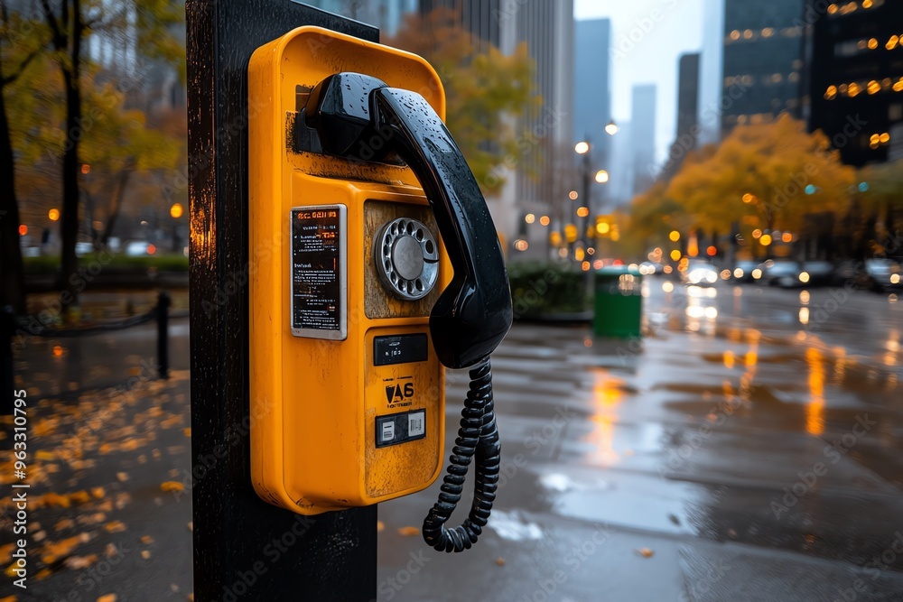 Last phone booth, icon of the analog age, resisting the digital stands ...
