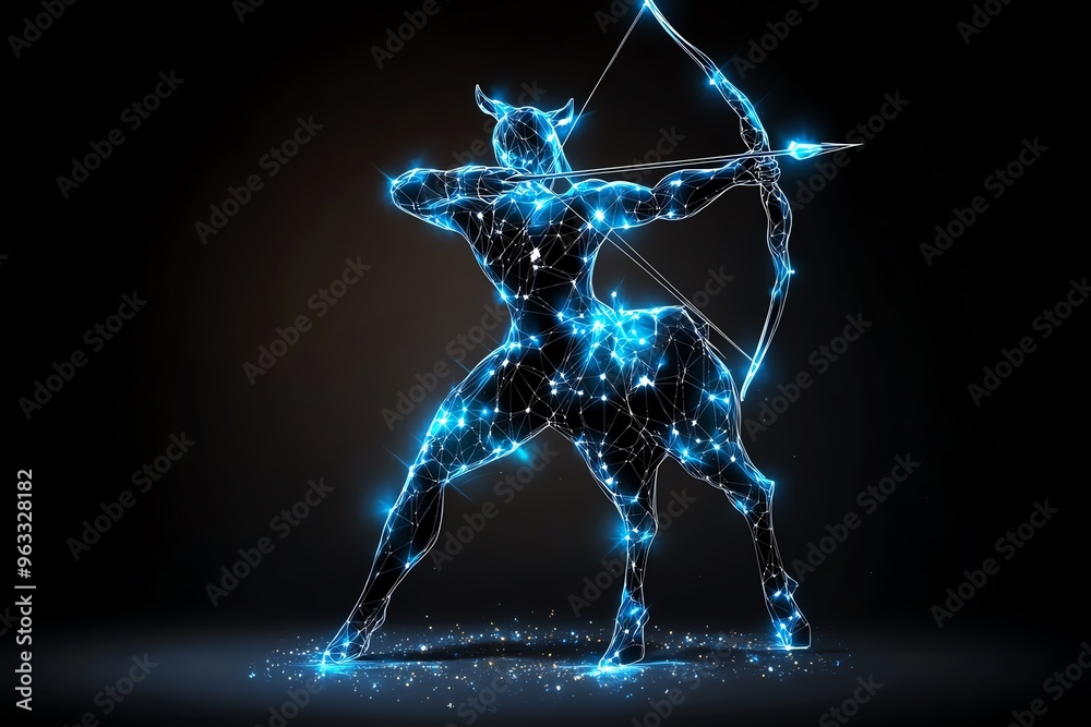 Star constellation, Sagittarius the archer, half-man half-horse is a ...