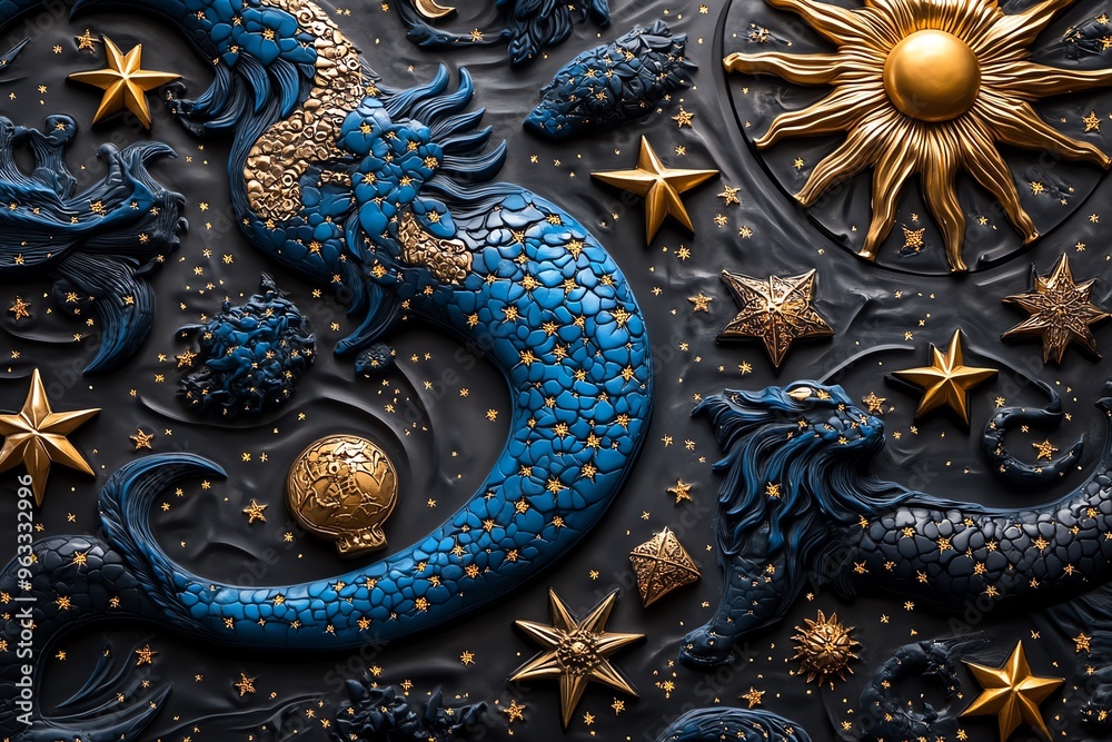 Star constellation, mythological origins, celestial stories connect the ...