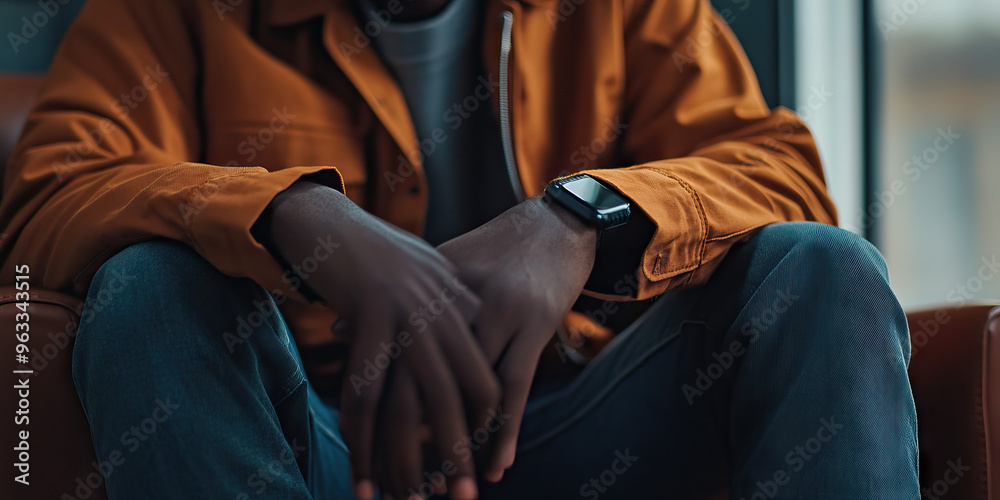 Intense Listener: A person leaning forward, fully engaged in a ...