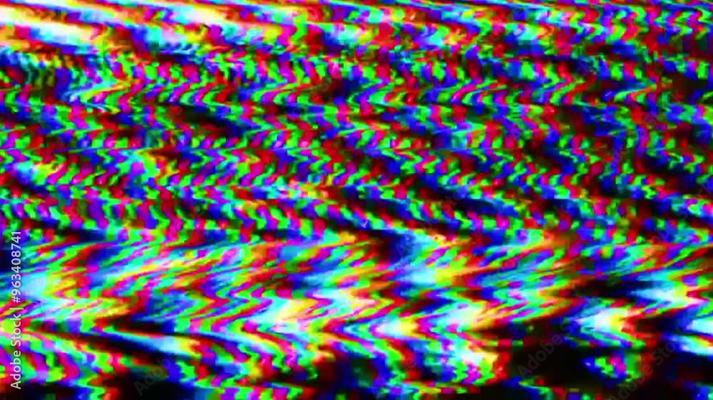 vhs glitch old tv monitor pixels overlay layer adjustment effect filter ...