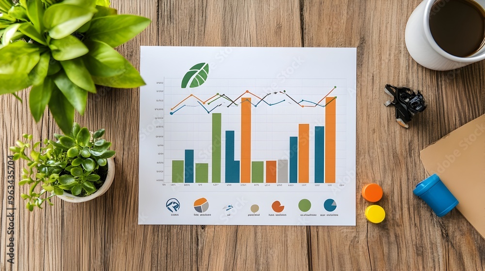 Paper Chart Tracking Company s Sustainability Goals and ESG Principles ...