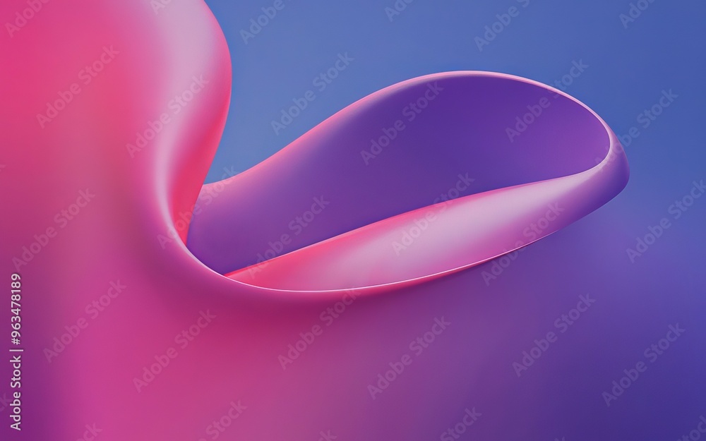 Abstract pink purple form. Abstract form in pink and purple shades ...