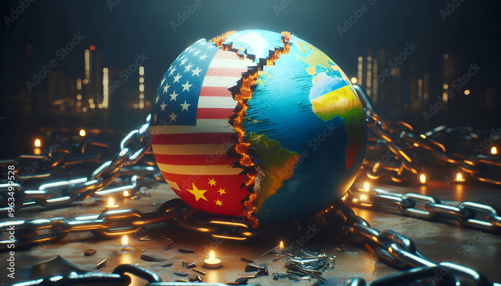 Visualizing Geopolitical Tensions A Commercial Shoot Capturing Global Economic Impact - Symbolic ...