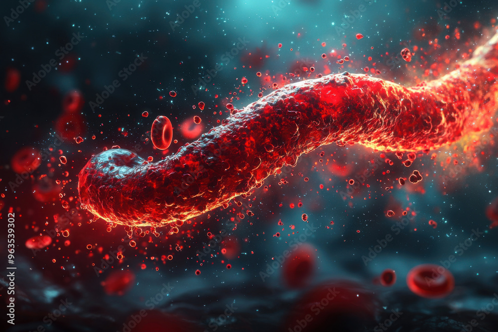 Sickle cell disease background wallpaper design, modern creative and ...