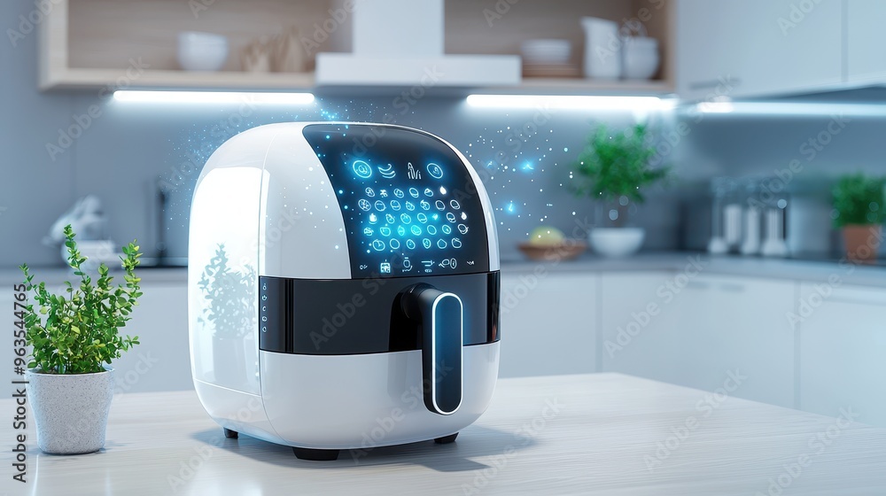Cutting-Edge Augmented Reality Air Fryer with Cooking Presets and Smart ...