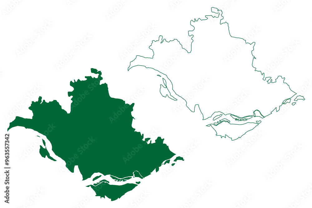 Begusarai district (Bihar State, Munger division, Republic of India ...