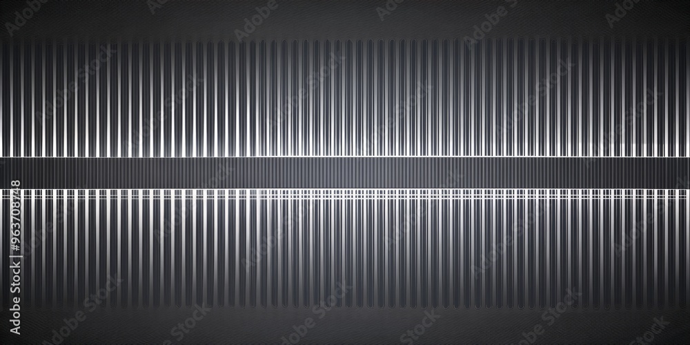 Modern and sleek illustration of horizontal lines with alternating ...