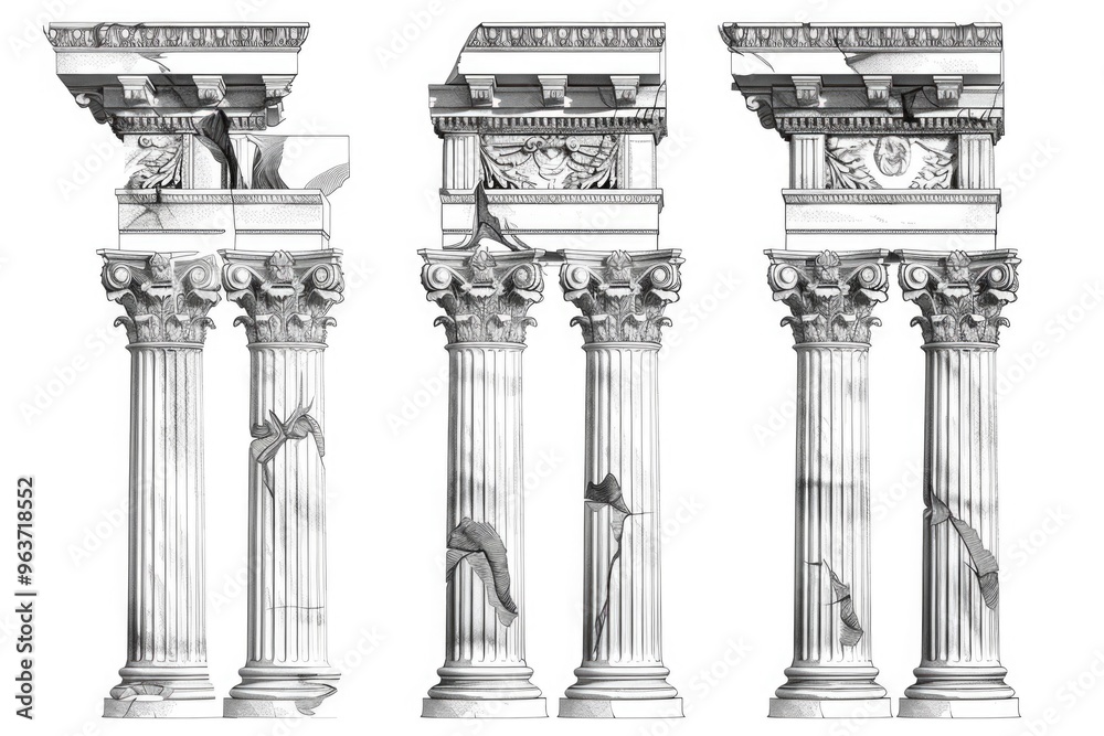 Four distinct column styles for architecture and design inspiration ...