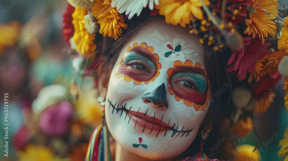 Celebrating the dead: happy Dia de los Muertos, honoring and ...