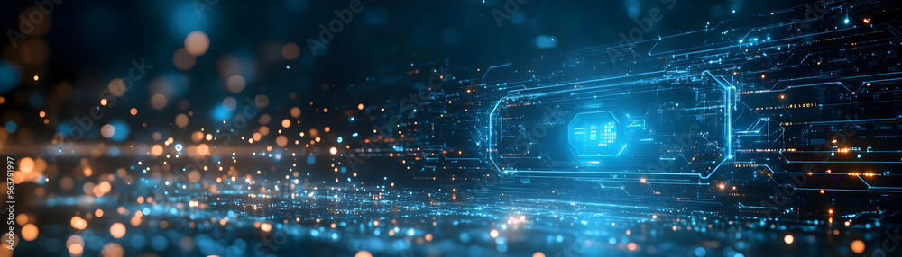 AI Automation and Cost Efficiency Frame Concept: Sleek Border Design ...