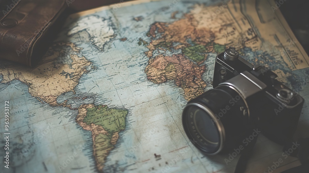 Detailed World Map with Country Borders and Major Cities. A ...