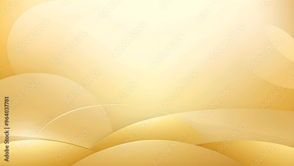 Gold gradient blurred background with soft glowing backdrop, background ...