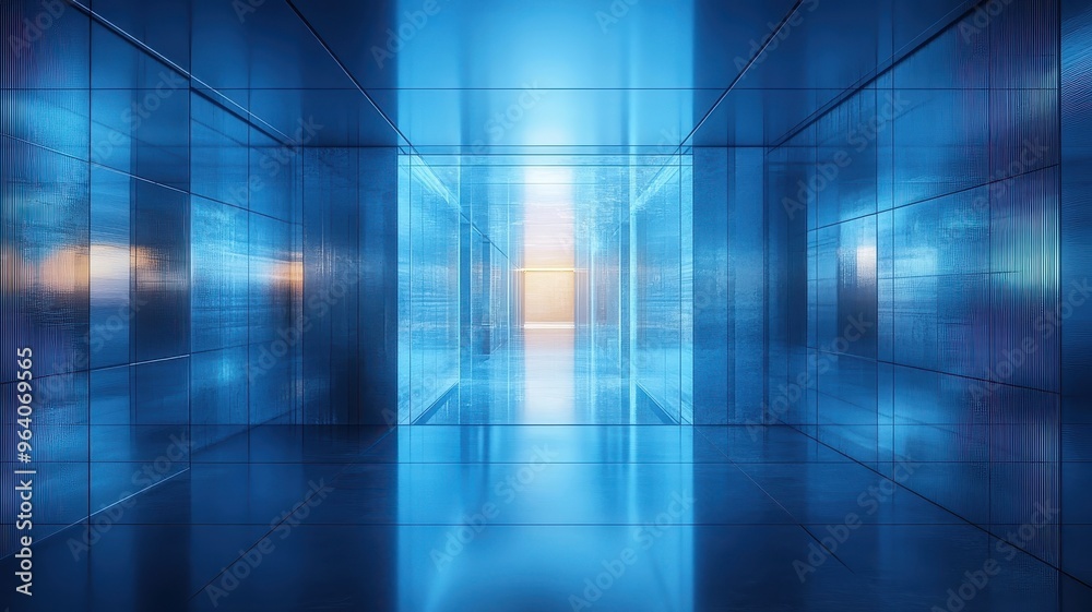 Sleek morphism style dimensional gate, featuring gradients and ...