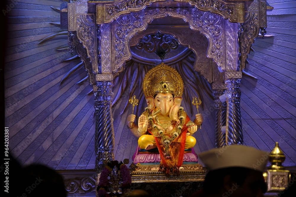 07 September 2024, Pune, Maharashtra, India, Beautiful sculpture of ...