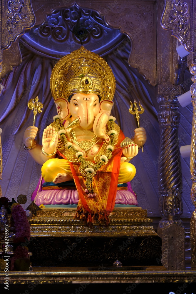 07 September 2024, Pune, Maharashtra, India, Beautiful sculpture of ...