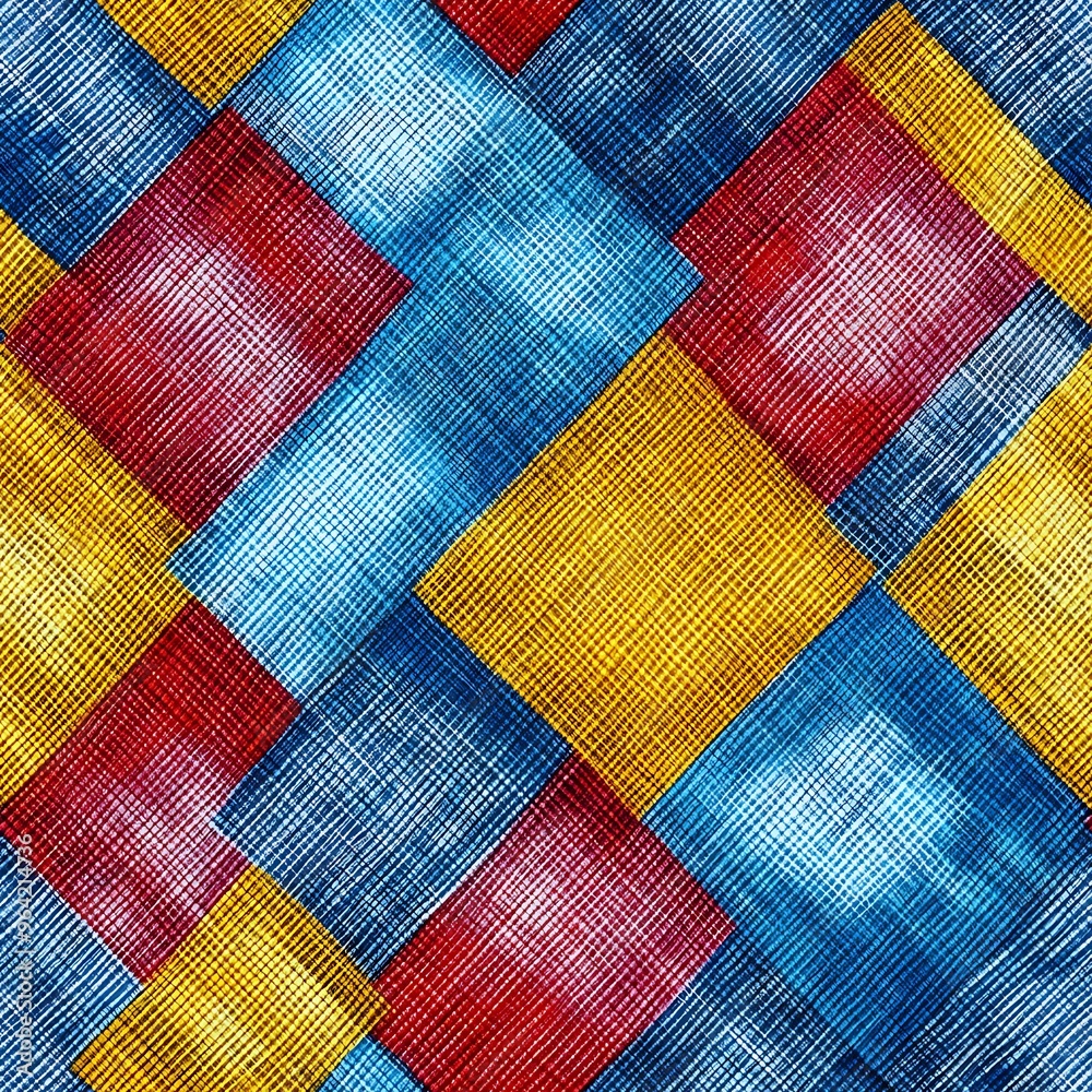 Bajan Madras Pattern - A bright and colorful fabric pattern used in the ...