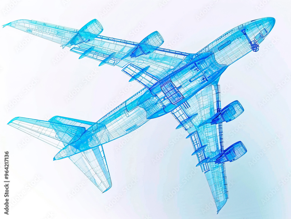 Augmented Reality Airplane Jet Engine Simulation. Advanced Industry ...