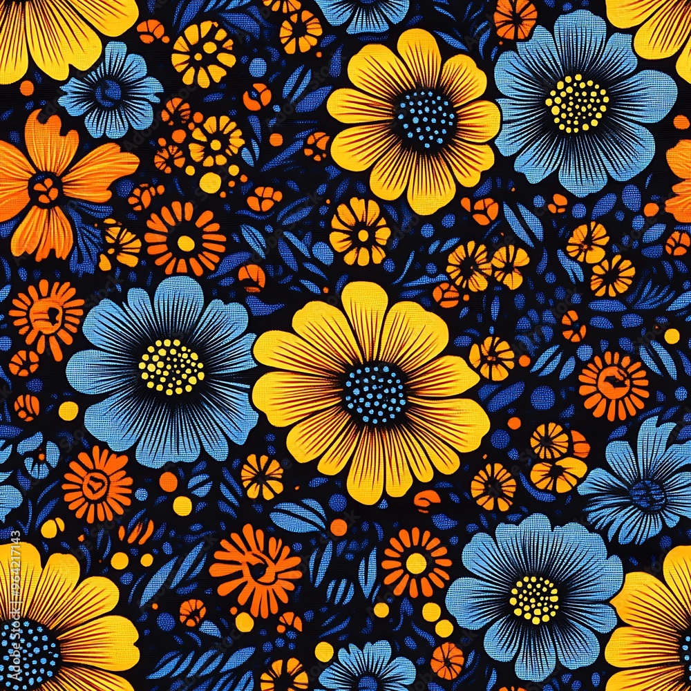 Shweshwe Pattern - A cotton fabric pattern known for its bold colors ...