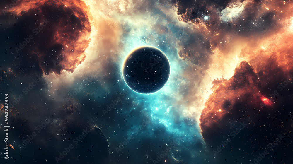 Captivating cosmic dreamscape a visually stunning interstellar bedroom ...