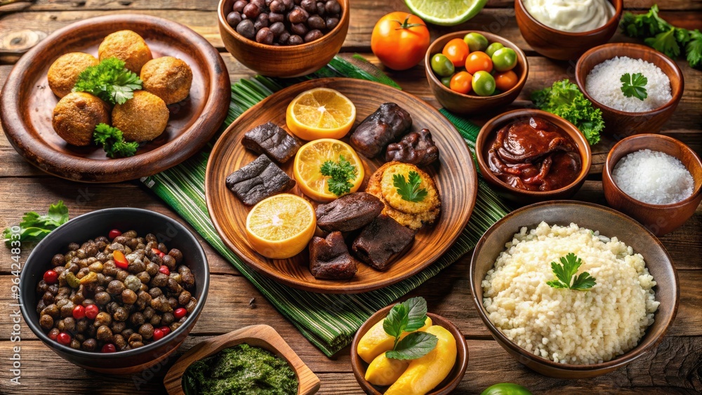 Brazilian Cuisine Feast Featuring Churrasco, Feijoada, Pão De Queijo ...
