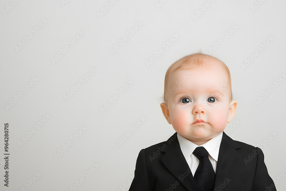 Corporate World with a Baby Dressed Like a Boss | Playful Take on ...