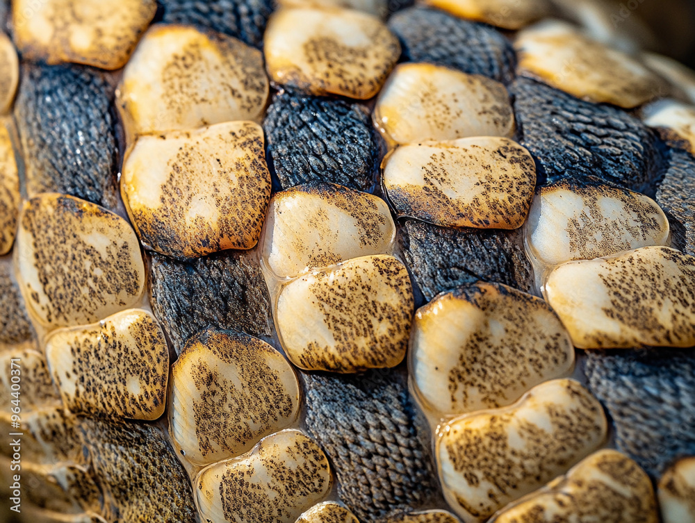 Python skin macro, focusing on the complex pattern of overlapping ...