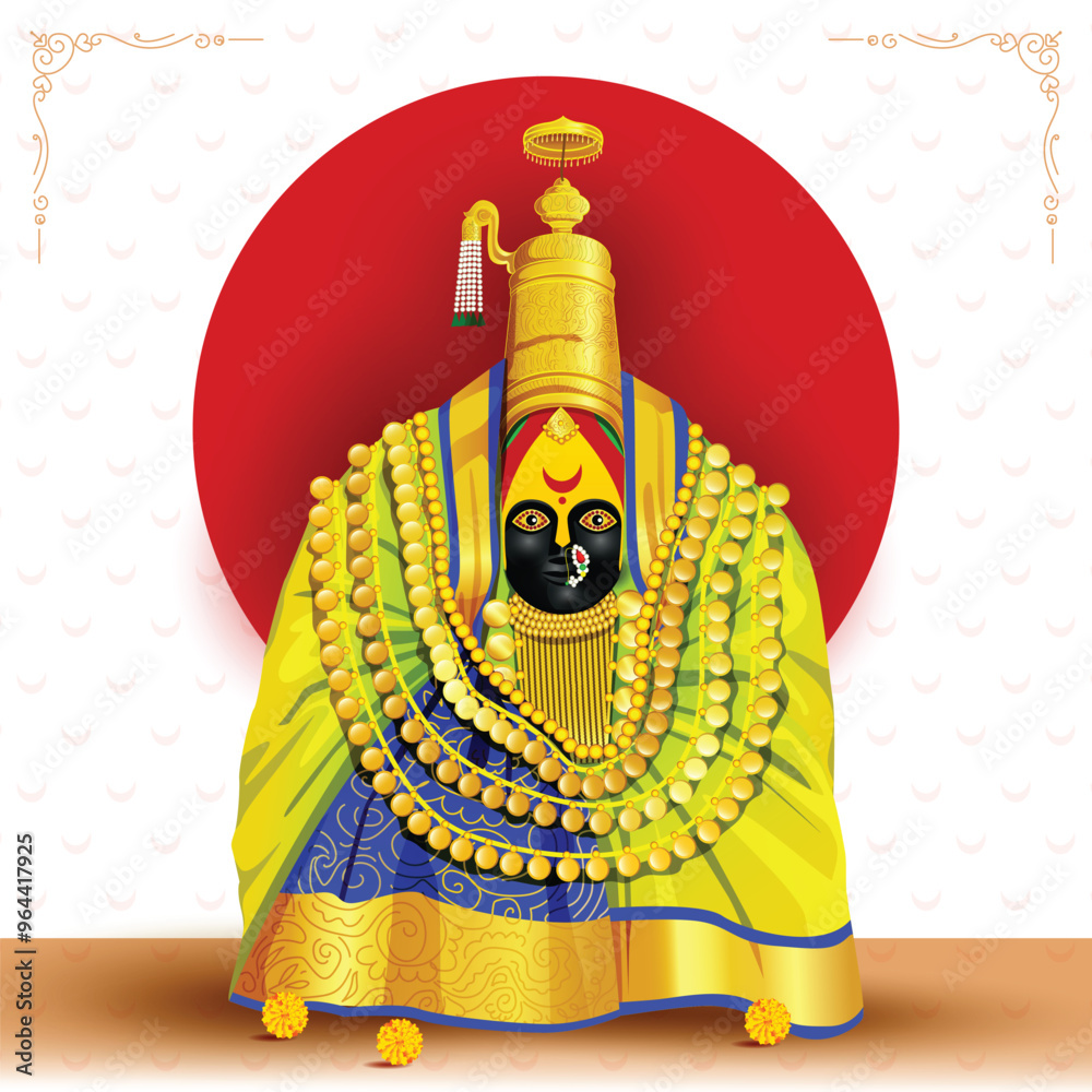 seat of power (Shakti peeth) Goddesses tulja bhavani, Navratri Festival ...