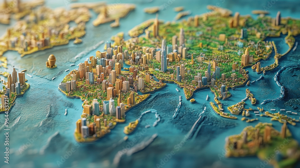 Sustainability Map, A global map featuring markers that track ...