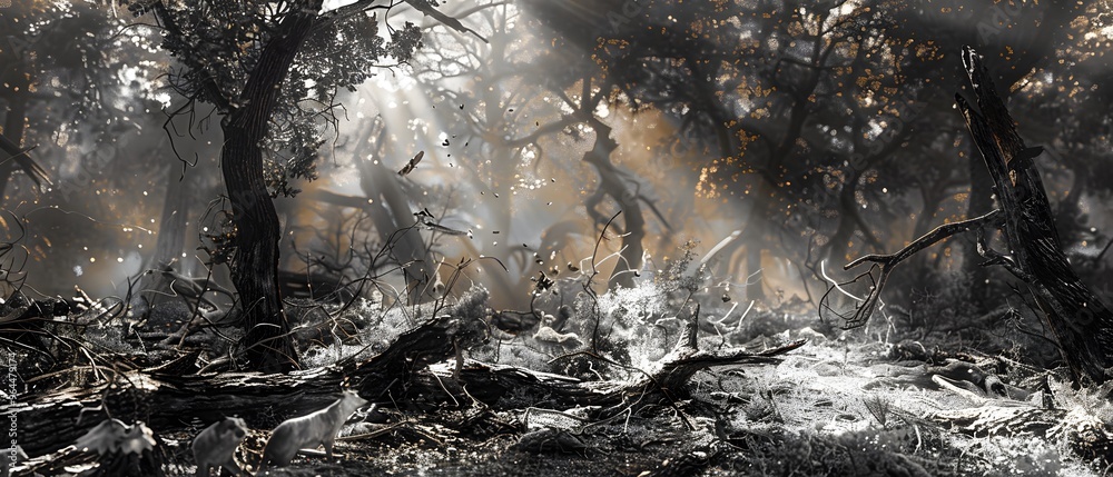 Haunting Elegy for a Lost Forest Ecosystem,Destroyed by Deforestation ...