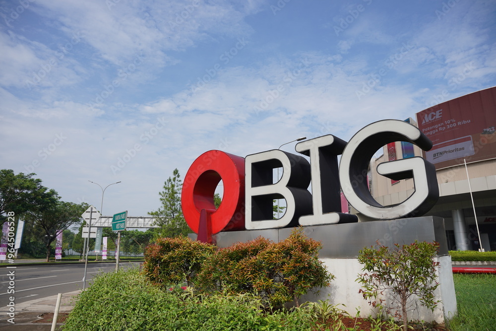 Tangerang, Indonesia - ‎November ‎26, ‎2023: The logo of the QBIG Mall ...